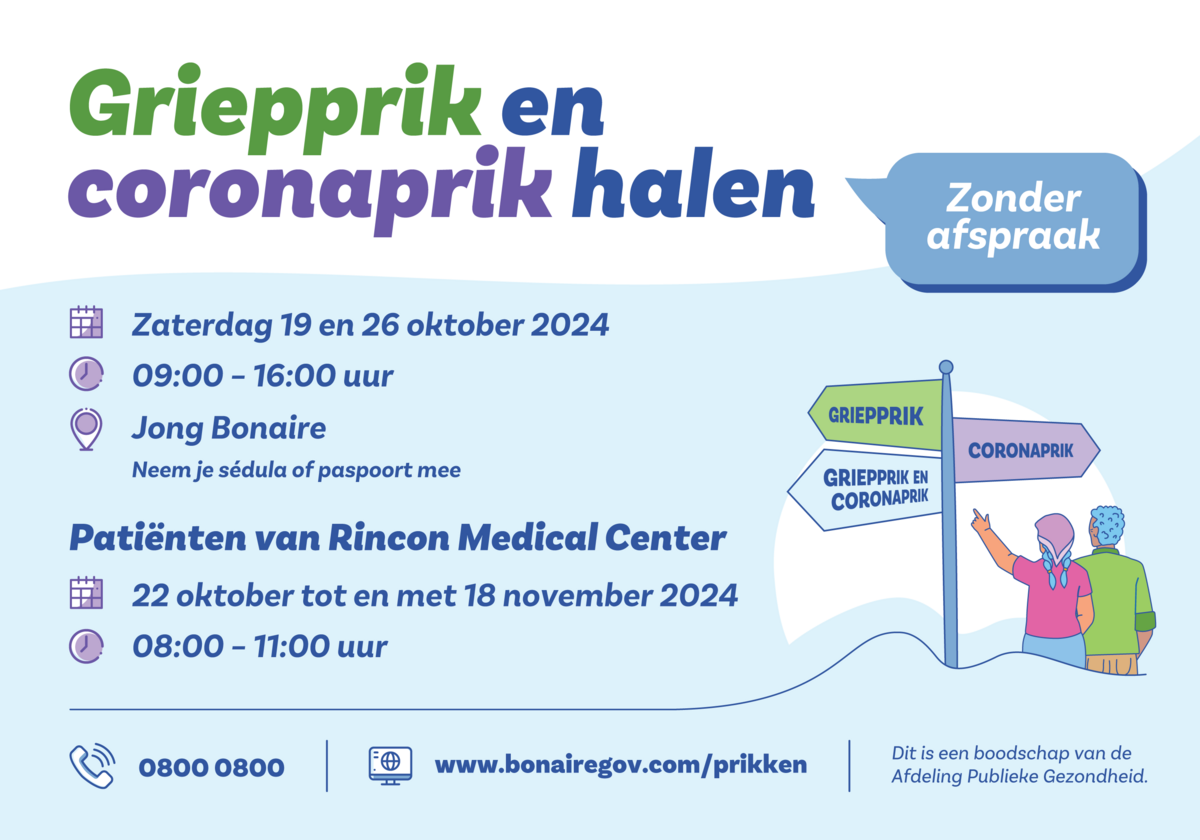 Openbaar Lichaam Bonaire: Brief over de griepprik en de coronaprik voor ...