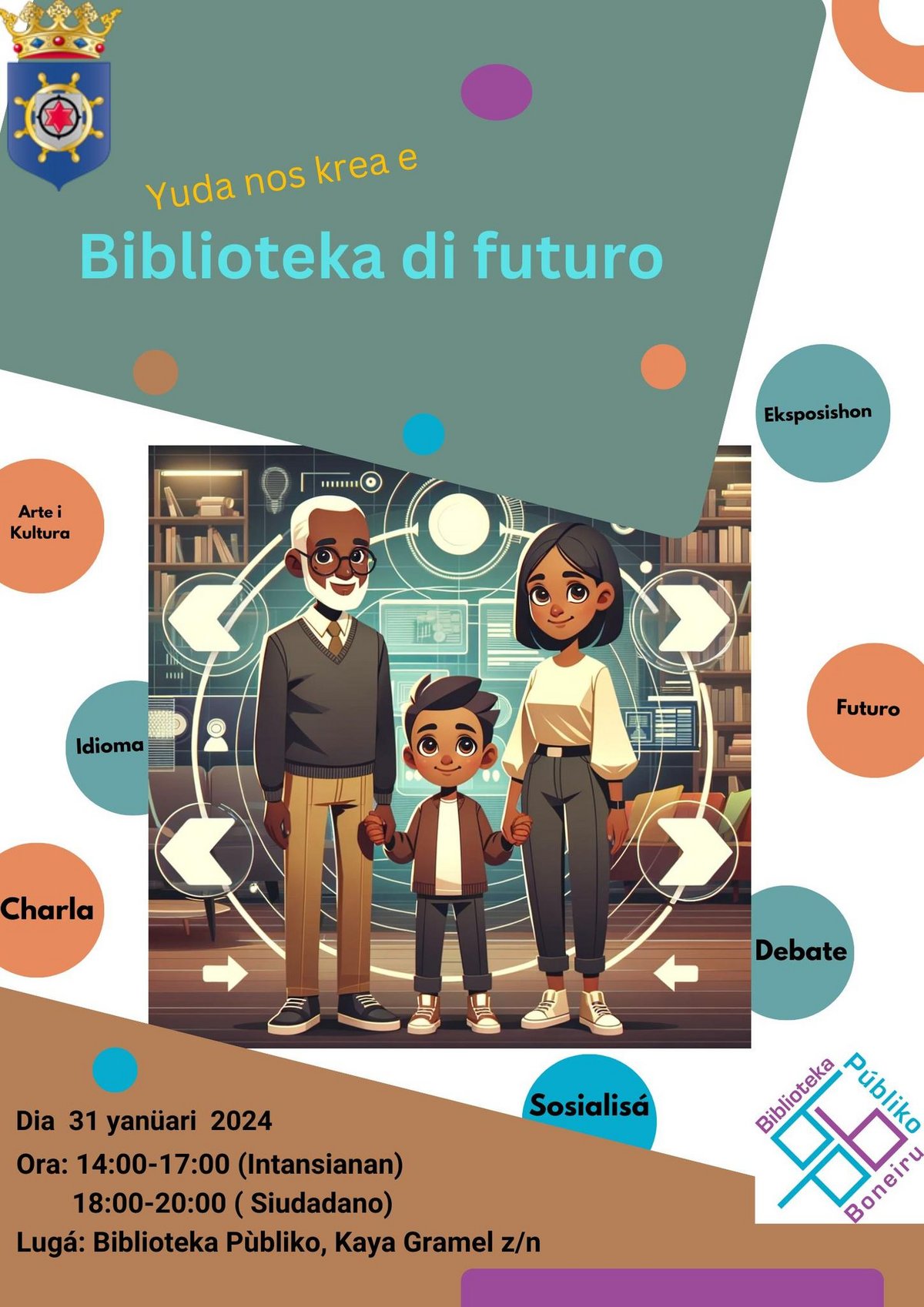 Openbaar Lichaam Bonaire: Enkuentro na Biblioteka Públiko Boneiru pa ...